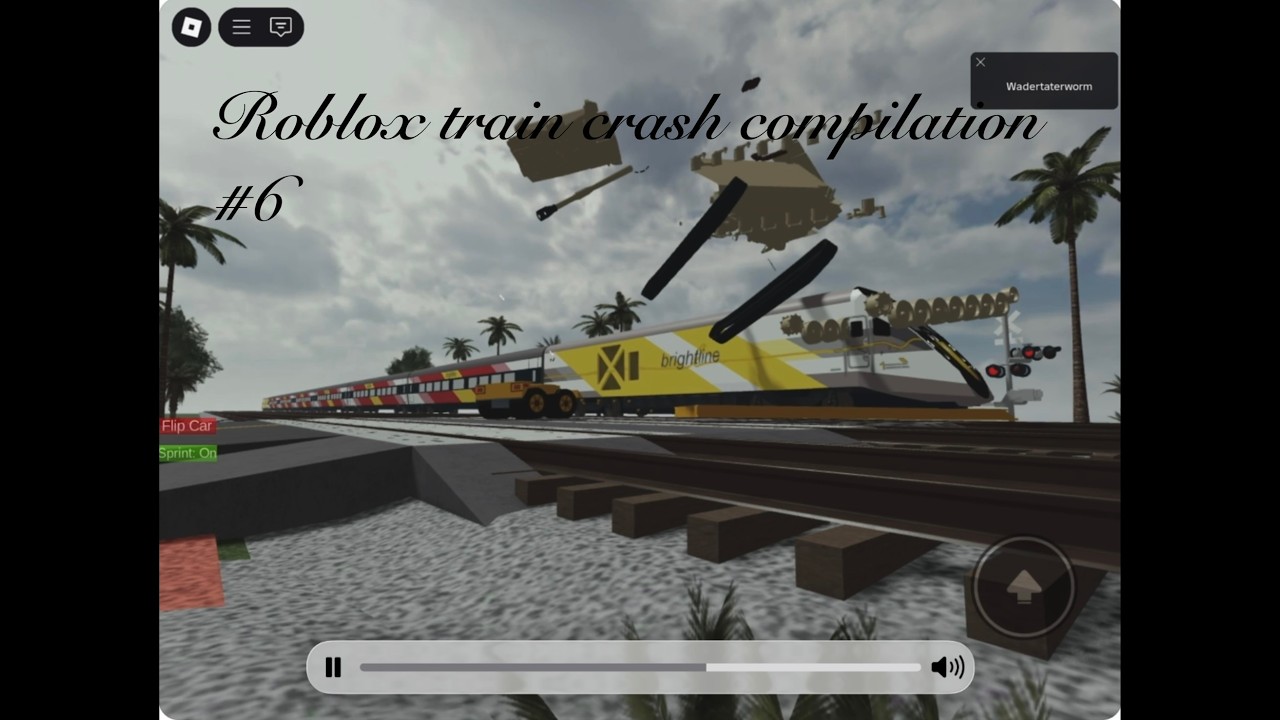 Roblox train crash compilation #6