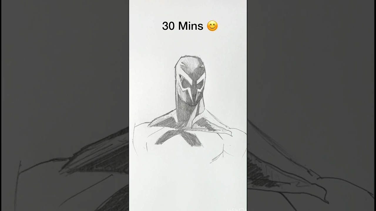 Drawing Spider-Man 2099 in 10 sec, 10 mins, 10 hours ✨🕷️🕸️ #spiderverse #spiderman #art #drawing