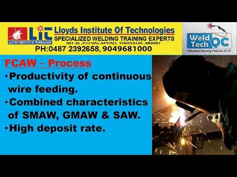 FLUX CORED ARC WELDING (FCAW) - PART 1