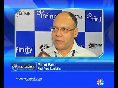 Mr. Manoj Vaish, Group CEO, Ravi Agro Logistics speaking at Global Logistics Show 2017
