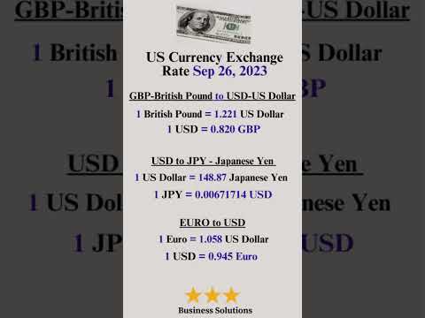 US Currency Rate Today | us currency exchange rate | us currency conversion to GBP | Investments