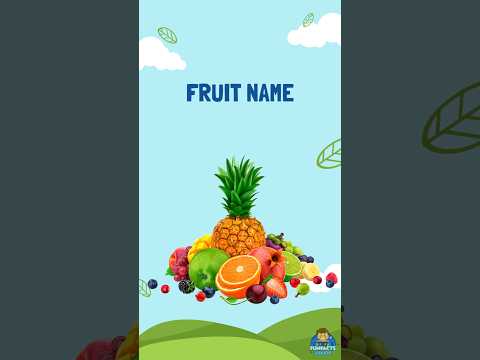 Apple, Banana, Mango – Fun Fruit Names for Kids #funfactsjunior #kids
