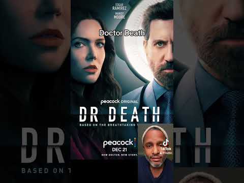 Check me out on DR DEATH S2 streaming on Peacock ￼￼