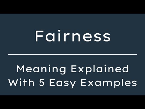 What Does Fairness Mean? Fairness Meaning in English With 5 Example Sentences