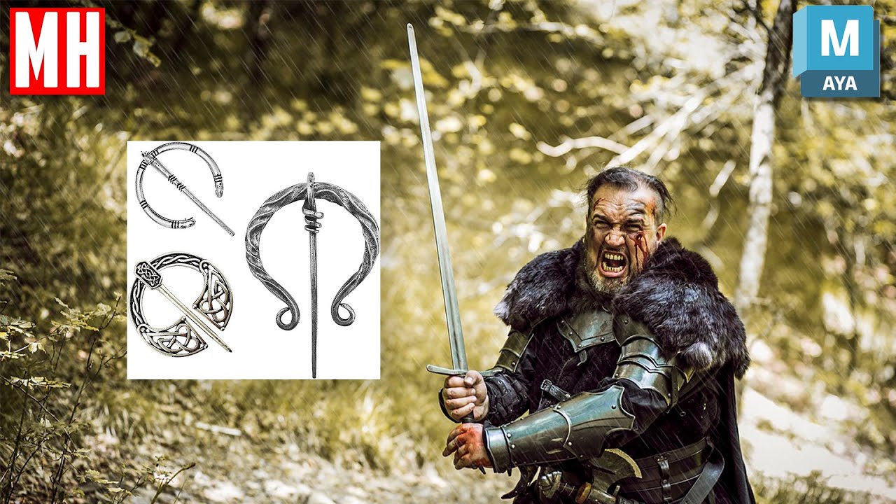 Creating a Viking Clothing Pin Using 3D Modeling