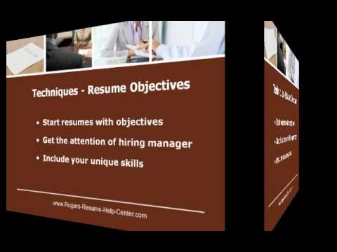 Resume Objective - Getting Started