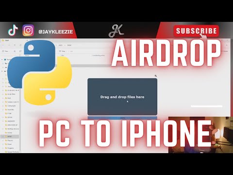 I Built AirDrop for Windows Using Python | Send Files Instantly #python #code