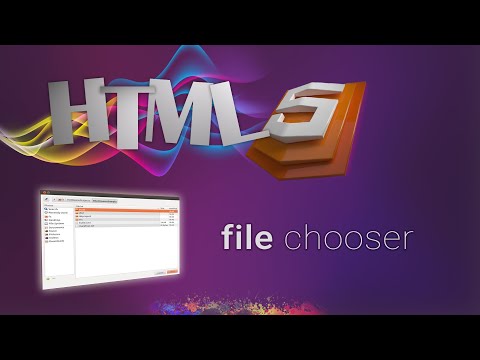 HTML for beginners 42: file input type | FILE CHOOSER