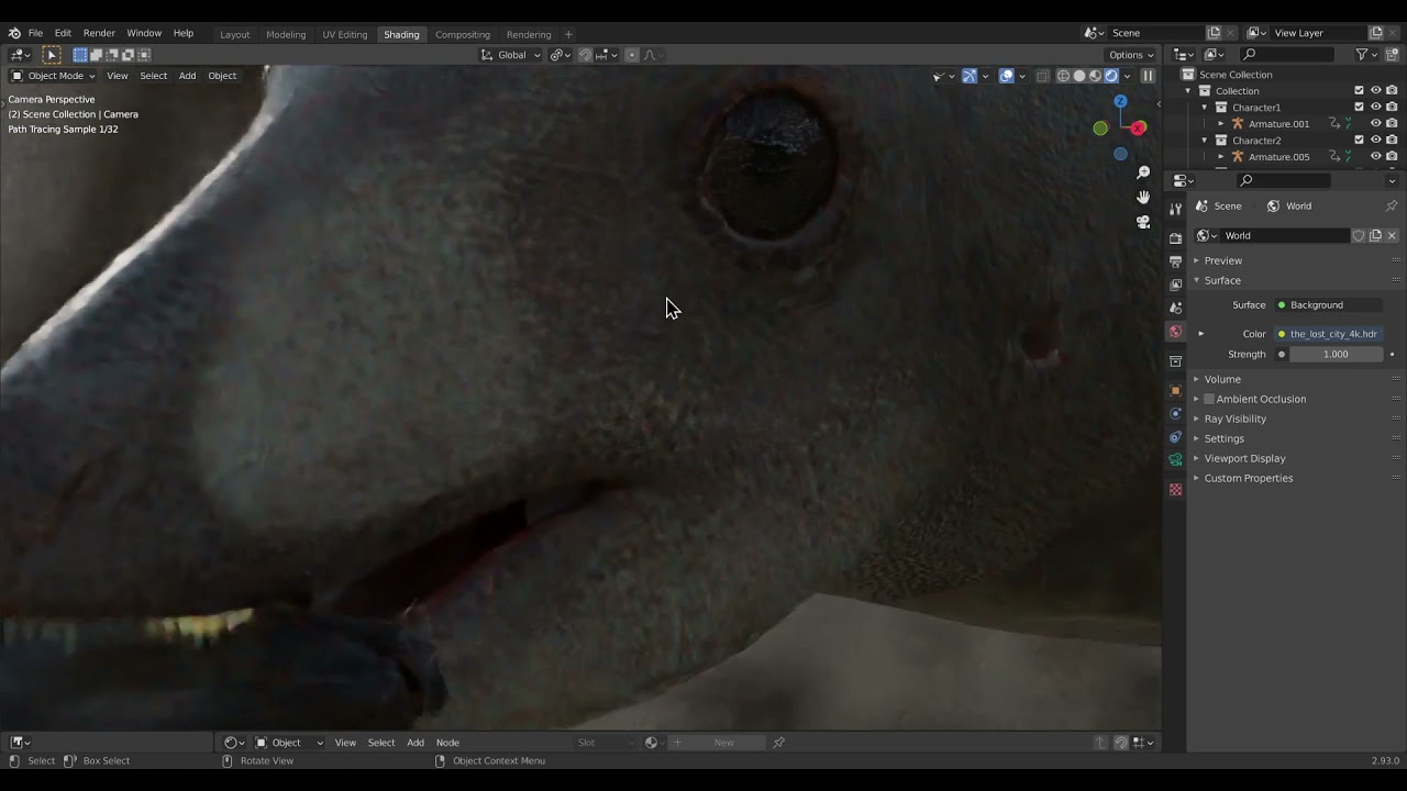 Testing some blender demo files on RTX3090
