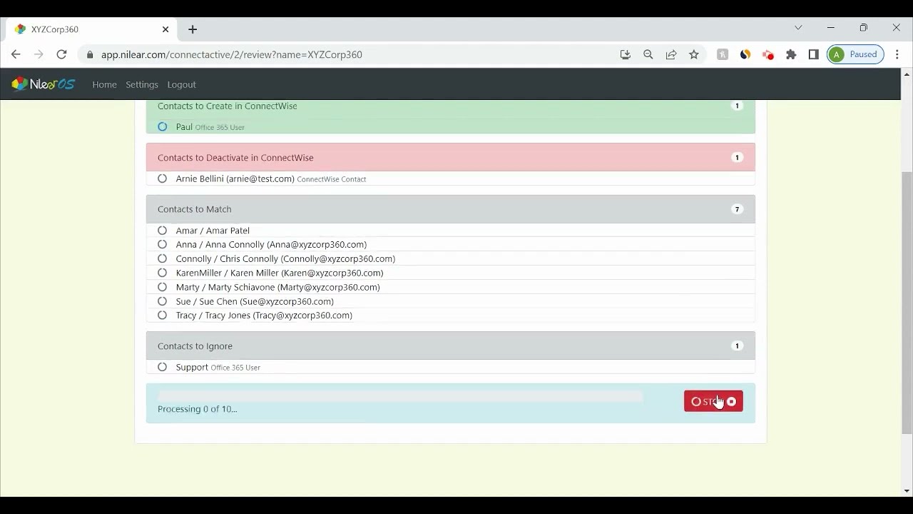 Getting Started: ConnectActive