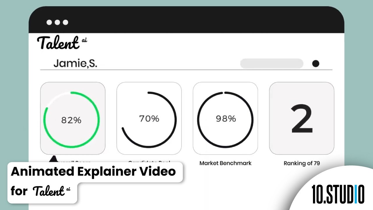 Smart Recruitment System Animated Explainer Video Sample | 10 Studio