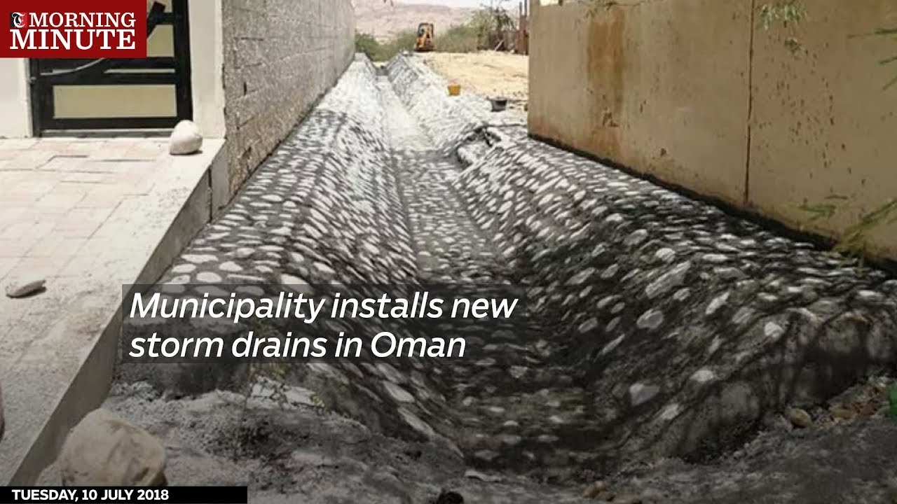 Municipality installs new storm drains in Oman - Times of Oman