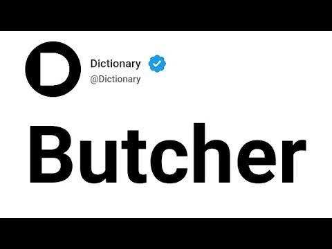 Butcher Meaning In English