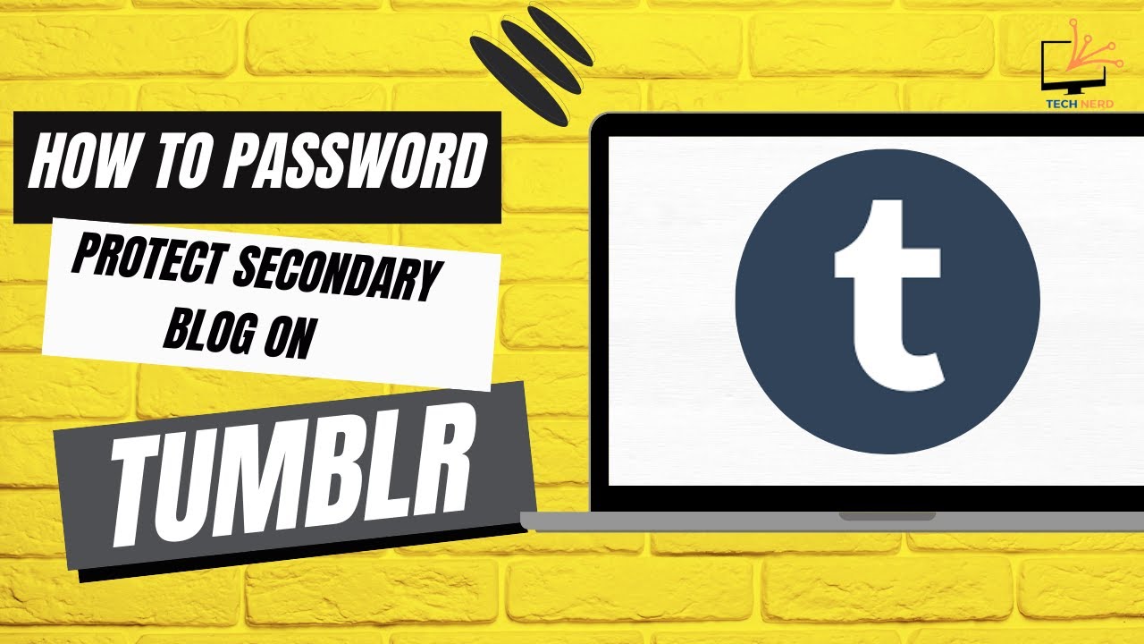 How to Password Protect Secondary Blog on Tumblr
