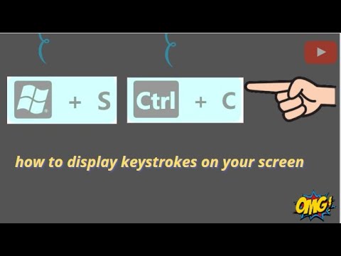 HOW TO DISPLAY KEYSTROKES ON YOUR SCREEN IN WINDOWS FOR FREE. |TECH TRICKS