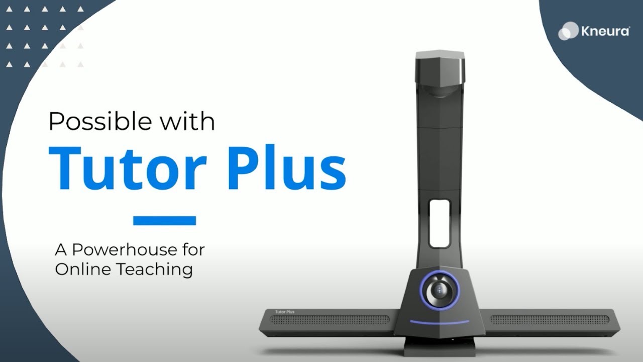 TutorPlus - Interactive Teaching Device for YouTube Live Streaming & Online Classes | Camera & Mic