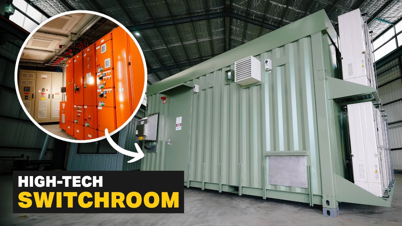 Inside a High-Tech Modular Switchroom Container | Modulate Group