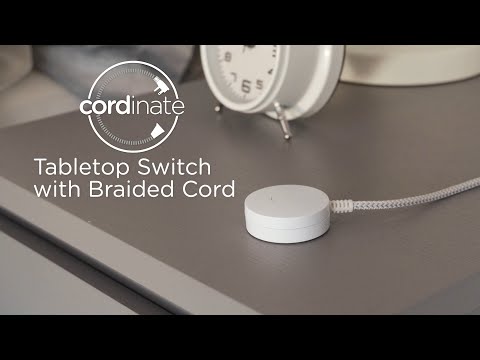 41095, 48728, 48050, 50890, 50891: Cordinate Tabletop Switch with Braided Cord - Overview