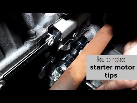 How to replace starter motor tips video – Big Al Repairs