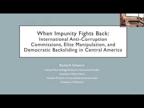 Int'l Anti-Corruption Commissions, Elite Manipulation, & Democratic Backsliding in Central America