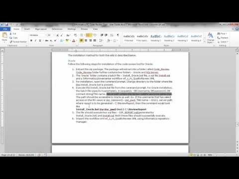 Demo for Informatica Powercenter Code Review tool
