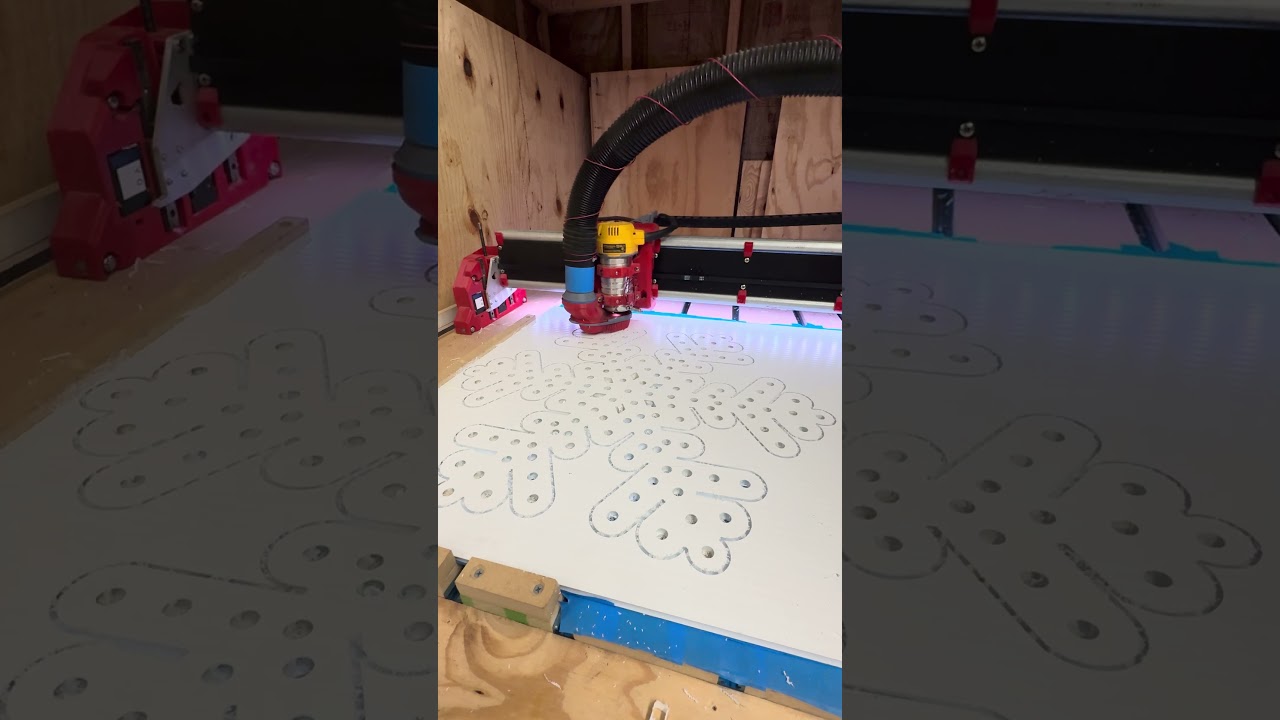 Lowrider 4 cuts Coro like butter #cnc #diy #fusion360 #rgb