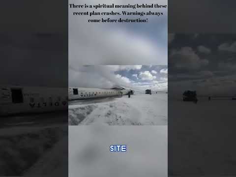 WATCH: Delta PLANE CRASH lands in TORONTO (there is a spiritual meaning behind it).