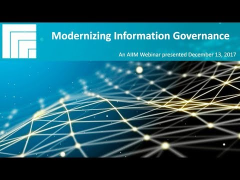 Modernizing Information Governance