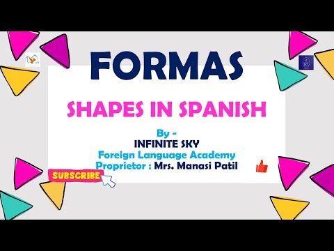 Discover Shapes in Spanish: Vocabulary & Pronunciation Guide/Formas in Spanish/Fun Facts