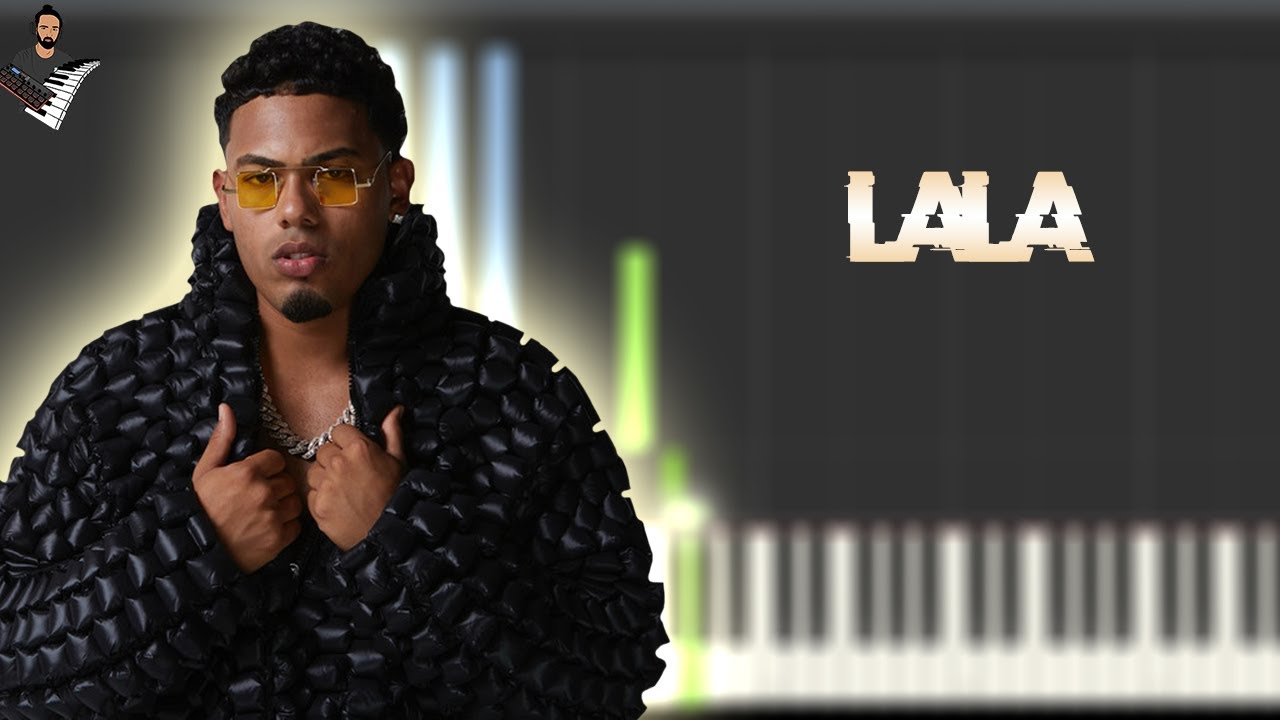 Myke Towers - LALA | Instrumental Piano Tutorial / Partitura / Karaoke / MIDI