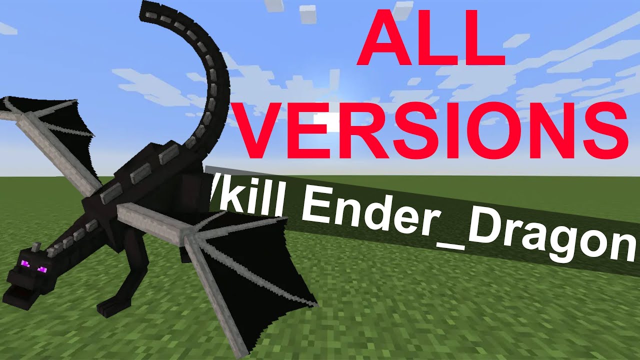 How To Kill The Minecraft Ender Dragon Using Commands | Java, Bedrock, PE