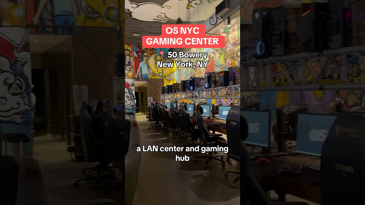 I Went to a Gaming Cafe in NYC #gamer #nyc #jydn