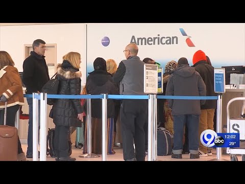 Parking lots full at the airport