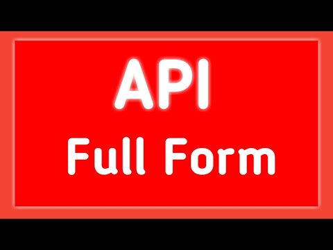 What is the full form of API - API mining