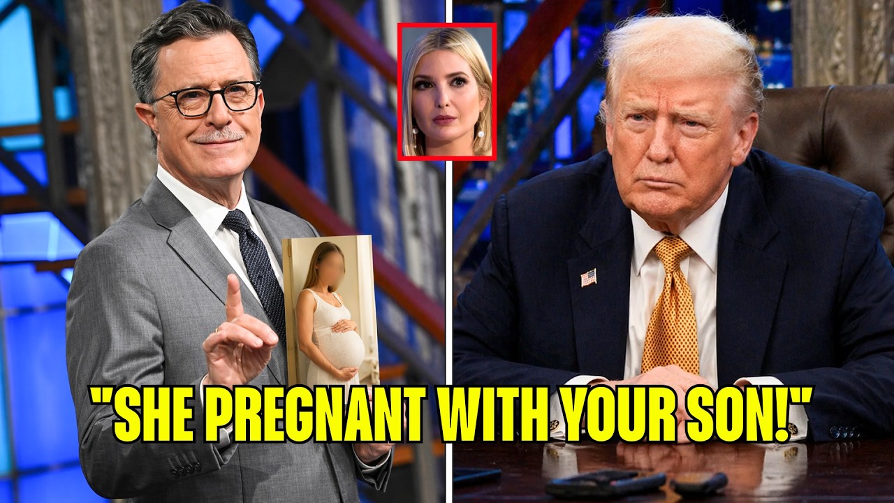 Trump Takes a Savage Shot at Colbert On Live TV — Then Regrets It Instantly