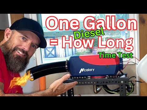 Testing the HCALORY 2KW Diesel Heater: How Long Does One Gallon Last? Plus Power & CO Tests