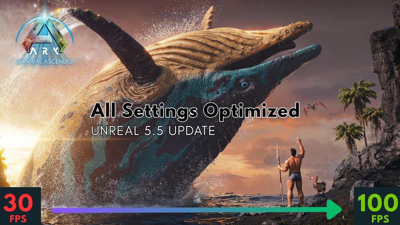Ark Survival Ascended Optimization Guide 2026 | Best PC Settings for MAX FPS | UE5.5 Update
