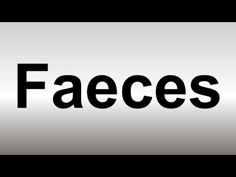How to Pronounce Faeces