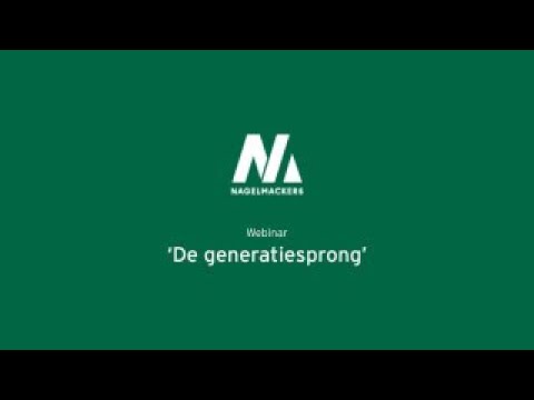 Webinar 'De generatiesprong'