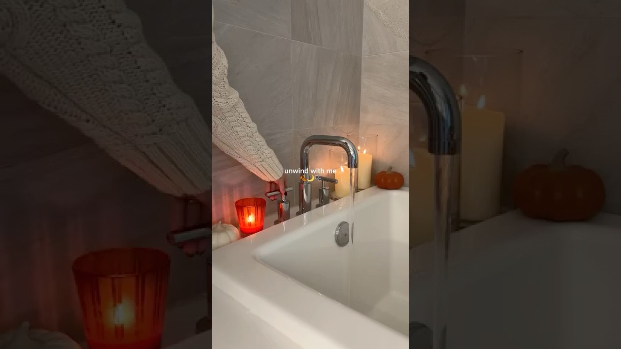 a cozy fall self care night 🤎🍂🕯️