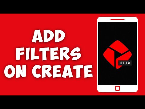 YouTube Create: How To Add Filters (NEW APP)