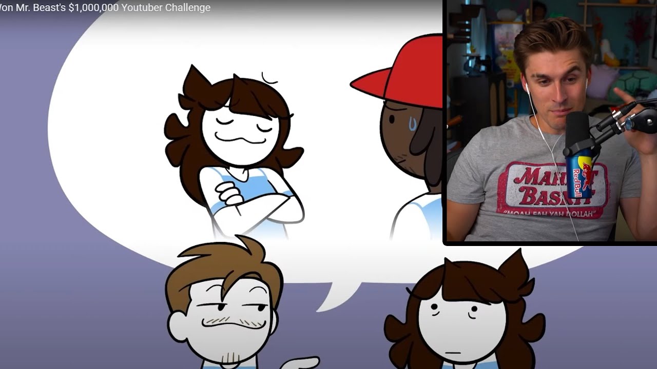 Ludwig REACTS to his Jaidenanimation scene