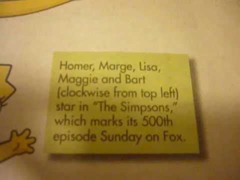 The Simpsons 500th Episode TV Guide