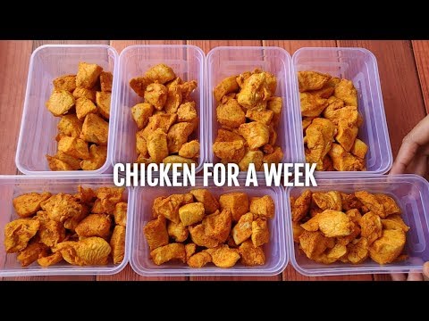 How to cook chicken for a week | Chicken for gym diet !! ( PREPARING + STORING ) ๐ฎ๐ณ
