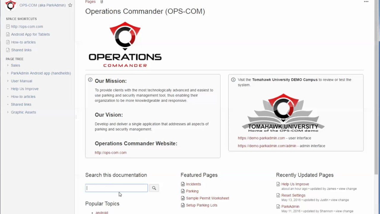 OPSCOM (old) Wiki - A good place to start