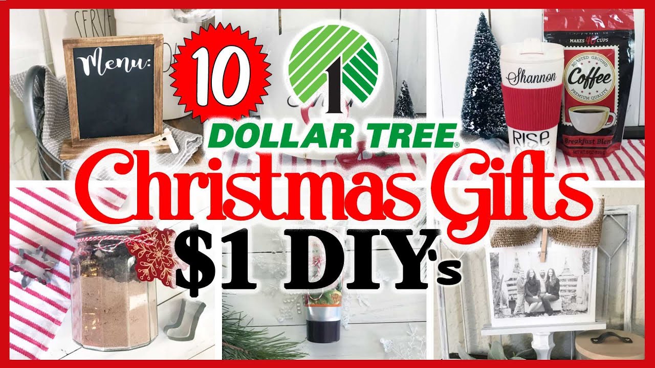 10 *EASY* $1 Dollar Tree DIYs! 🎄 CHEAP CHRISTMAS GIFTS 🎄 Christmas DIYs