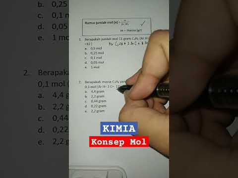 SOAL KIMIA SOAL STOIKIOMETRI SOAL KIMIA TENTANG KONSEP MOL