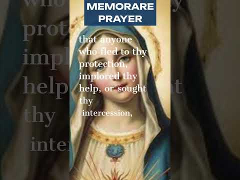 The Memorare Prayer