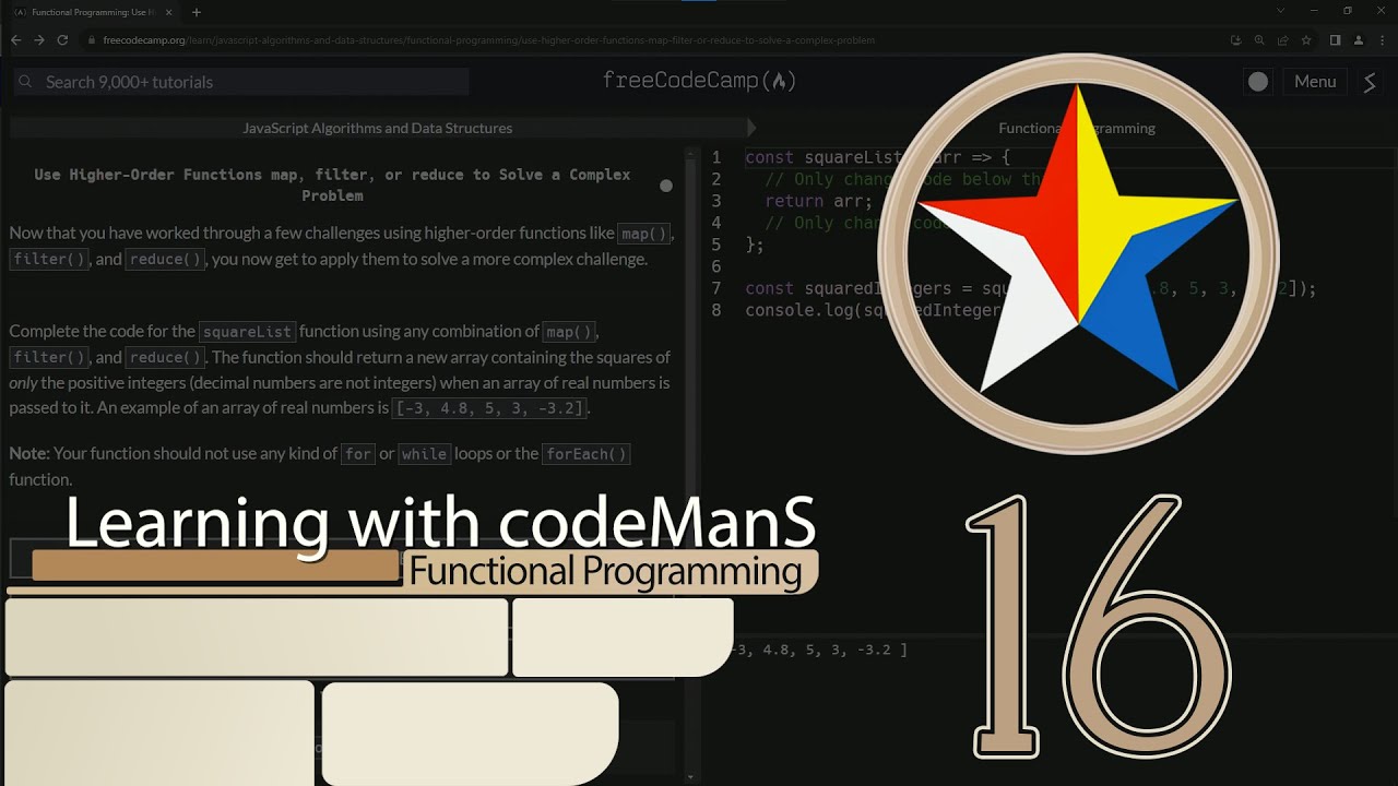 Use Higher-Order Functions map, filter, or reduce to Solve a Complex Problem- Functional Programming