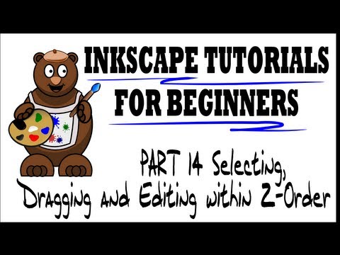 Selecting, Dragging and Editing within Z-Order - Inkscape Tutorials for Beginners - Part 14